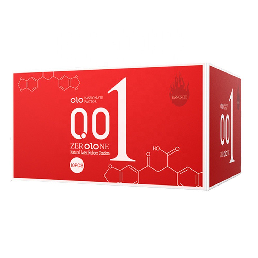 Hộp 10c Bao Cao Su OLO ZERO ONE 001 Siêu Mỏng, Hương Vani - Mik-group.com.vn